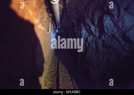 The farm house tunnel Joaquin "El Chapo" Guzman used to escape Altiplano prison near Toluca ...