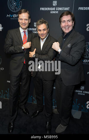 Bill McCuddy, Peter Stas, Mark Ruffalo attend Swiss Watch Brand ...