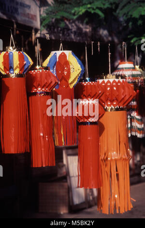 Traditional Indian lanterns for sale on the occassion of Diwali ...