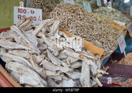 Sri Lanka, Kandy, Asia, fish, dried, market Stock Photo - Alamy
