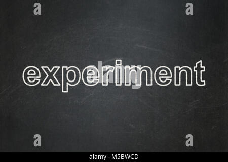 Science concept: Experiment on chalkboard background Stock Photo - Alamy