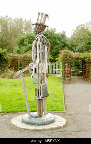 Statue of Henry Pease, who was responsible for the Origination of the ...