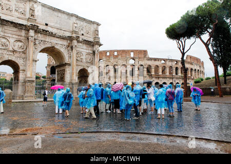 The Colosseum in rain Rome Italy Stock Photo - Alamy