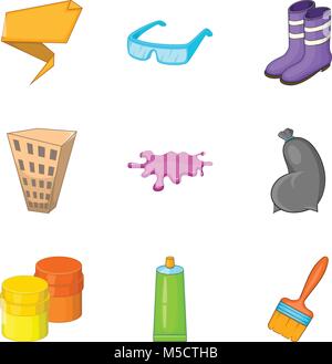 Mending icons set, cartoon style Stock Vector Image & Art - Alamy