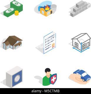 Creation icons set, isometric style Stock Vector Image & Art - Alamy