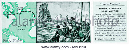 The Last Voyage of Henry Hudson. Henry Hudson (c. 1560 – 1611 Stock ...