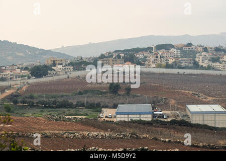 Metula, Israel. 21st February, 2018. The Metula Town Hall resides in a ...
