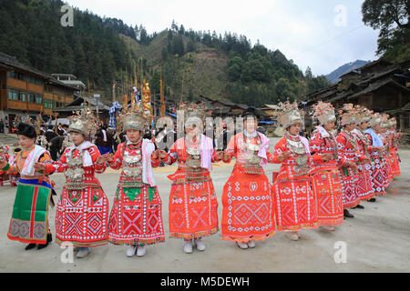 Lusheng dance in Qiandongnan Miao and Dong Autonomous Prefecture ...