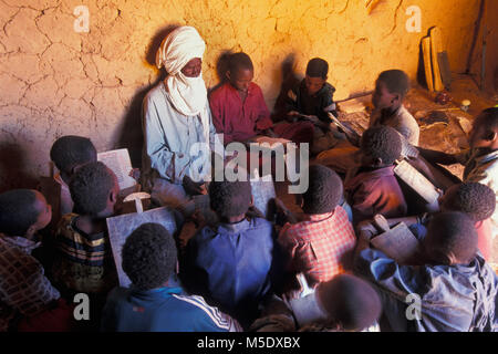 Niger, Iferouane near Agadez. Sahara desert. Air mountains. Sahel ...