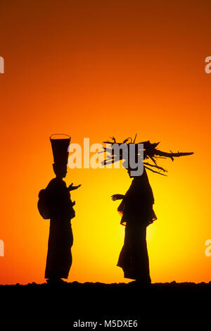 Niger, Iferouane near Agadez. Sahara desert. Air mountains. Sahel ...