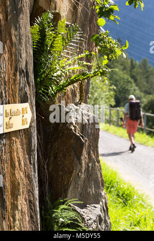 Signposts, Hiking, walk, Yellow, footpath Stock Photo - Alamy