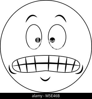 Man forced to smile Stock Vector Image & Art - Alamy