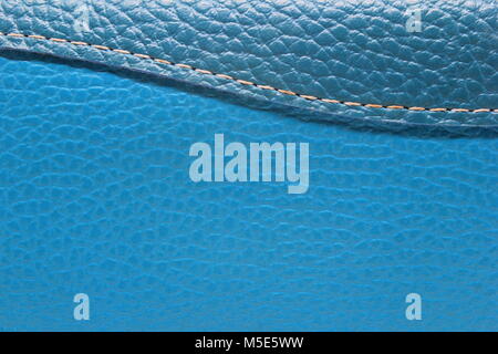 texture of blue leatherette from handbag for decorative use as ...