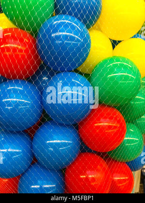 Colored balls in grid. Studio Photo Stock Photo - Alamy