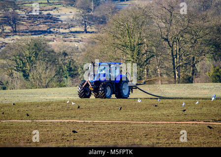 slurry tractor fertilizer spreading dairy manure farm farms farming ...