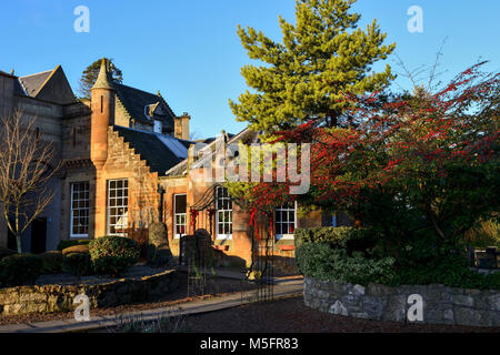 Exterior of White Cockade Restaurant at Kilconquhar Castle near the ...