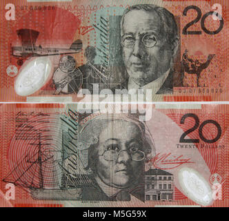 20 Australian Dollars with Mary Reibey and John Flynn designed by Garry ...