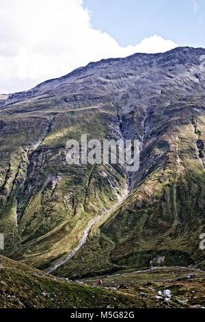 landscape with rocks and steep gully on eastern slopes of Table ...