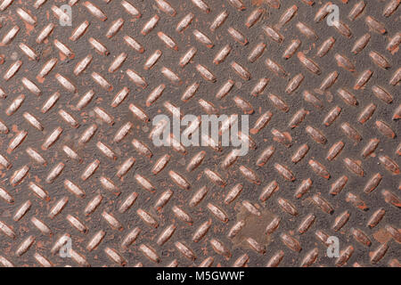 Rusty Diamond Plate Texture Stock Photo - Alamy