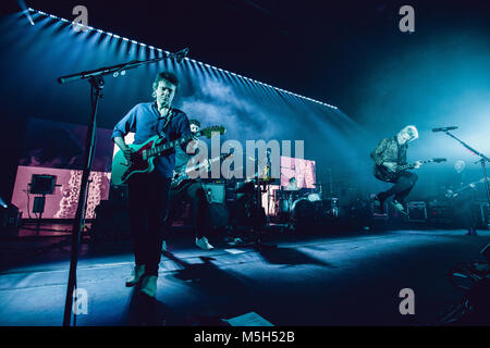 Cambridge, United Kingdom. 23rd February, 2018. Franz Ferdinand perform ...