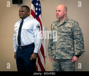Col. Cory Reid, Senior Air Reserve Component advisor, speaks to Air ...