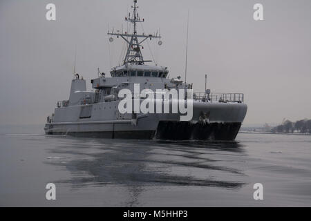 OSLO FJORD (February 21, 2018) A view of some WWII ordnance at the ...