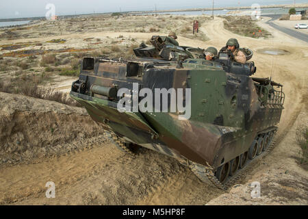 U.S. Marines with the Assault Amphibian School Battalion (AAS Bn ...