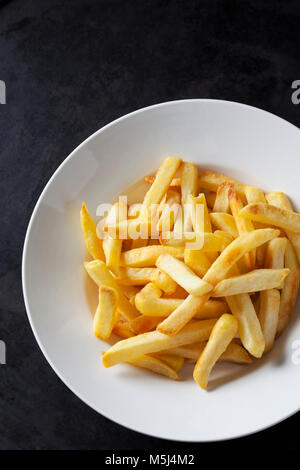 French fries on plate Stock Photo - Alamy