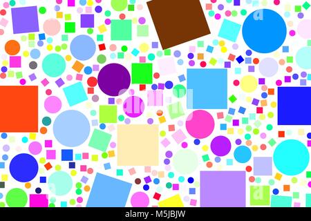 Abstract colored ellipse & square box shape pattern. Good for web page ...