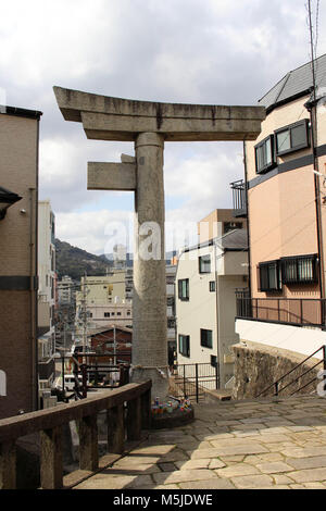 Sanno torii gate in Shinto Hie Shrine in Nagatacho district, Chiyoda ...