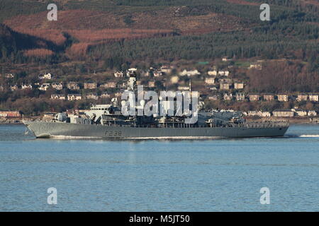 HMS Northumberland (F238), a Duke-class frigate of the Royal Navy ...