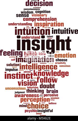 Insight word cloud concept. Vector illustration Stock Vector Image ...