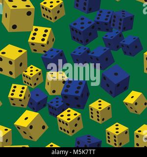 Color Dice Seamless Pattern Stock Vector Image & Art - Alamy