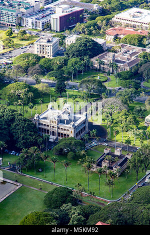 Iolani Palace, Honolulu, Oahu, Hawaii Stock Photo - Alamy