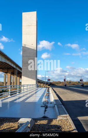 The M60 high level and the new A57 lifting bridge (2017) crossing the ...