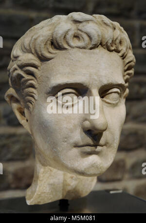 Nerva (30-98AD). Roman Emperor from 96-98. Nervan-Antonine dynasty ...