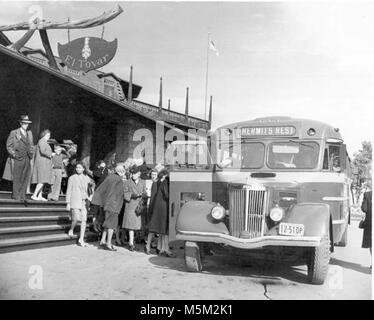 Grand Canyon Hermits Rest Bus Stock Photo - Alamy