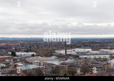 View over York, famous medieval walled city in North Yorkshire, England ...