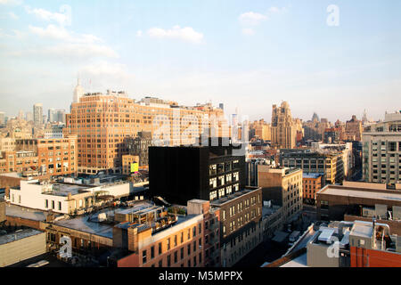 A rare view of downtown NYC skyline Stock Photo - Alamy