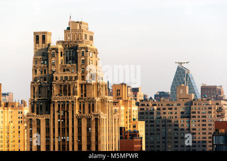 A rare view of downtown NYC skyline Stock Photo - Alamy