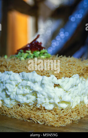 Osmaliya, Arabic Sweets with Cream for Ramadan and Eid Stock Photo - Alamy