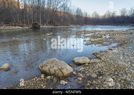 A mountain river flows through rocks in South America Stock Photo - Alamy