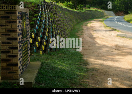 Wall of Honour along the route of the famous ultra Comrades marathon ...