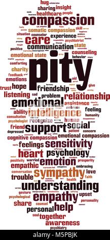 Pity word cloud concept. Vector illustration Stock Vector Image & Art ...