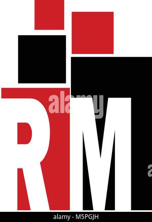 Letter RM Media Stock Vector Image & Art - Alamy