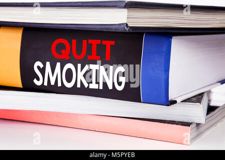 Text showing inspiration Stop Smoking. Business idea Discontinuing or ...