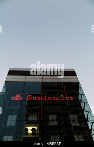 Santander, Triton Square, Regents Place, London, NW1, UK Stock Photo ...