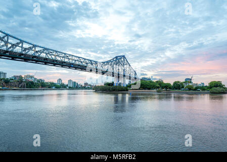 Bridge over the Brisbane River, Brisbane, Queensland, Australia Stock ...