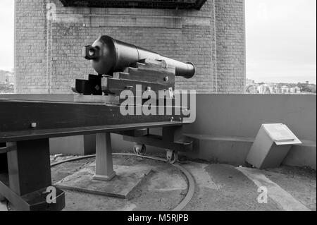 Dawes Point Battery, Upper gun battery of former artillery ...