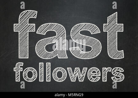 Business concept: Fast Followers on computer keyboard background Stock ...